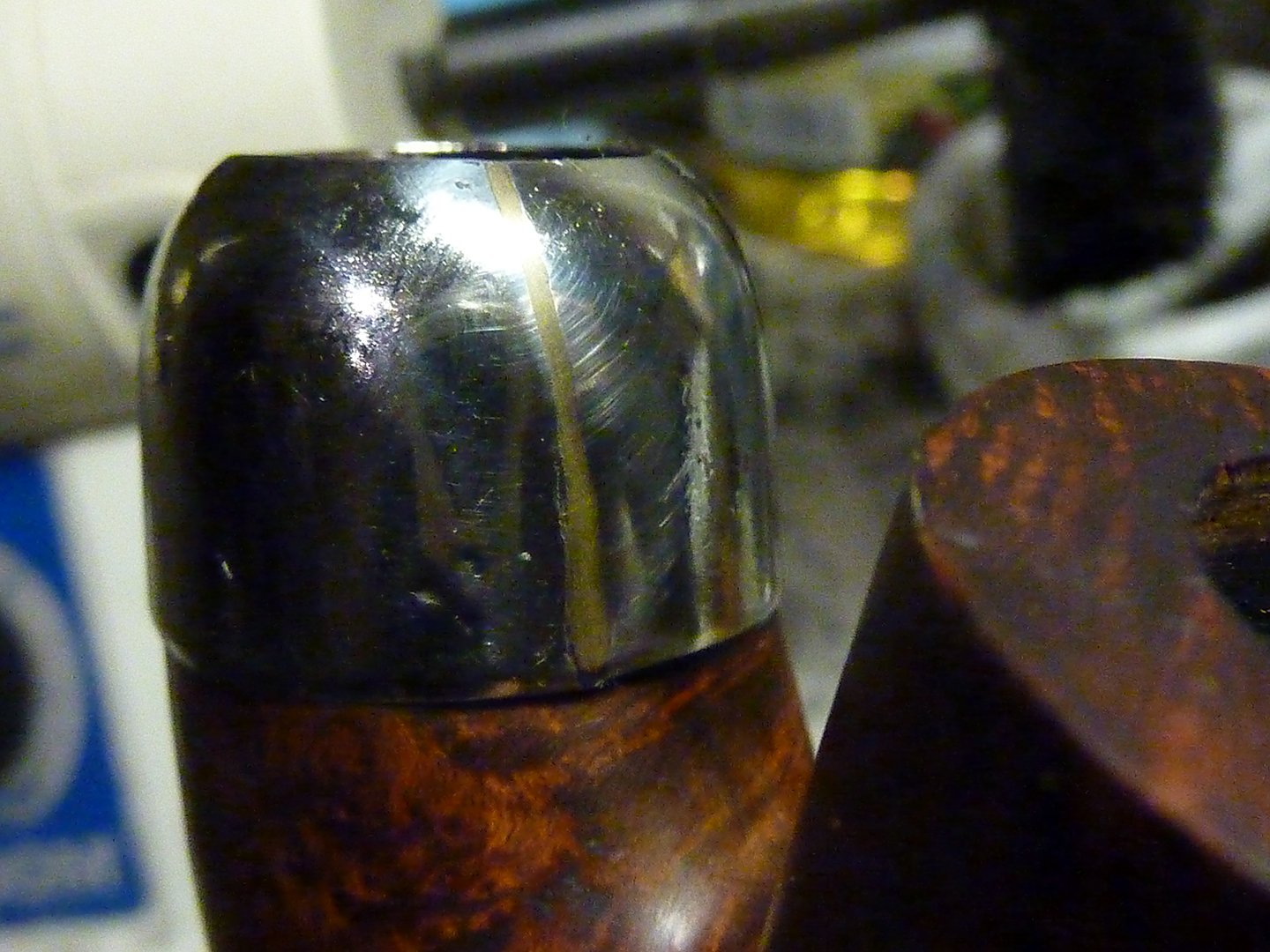 ferrule solder mark after polish – Peterson Pipe Notes